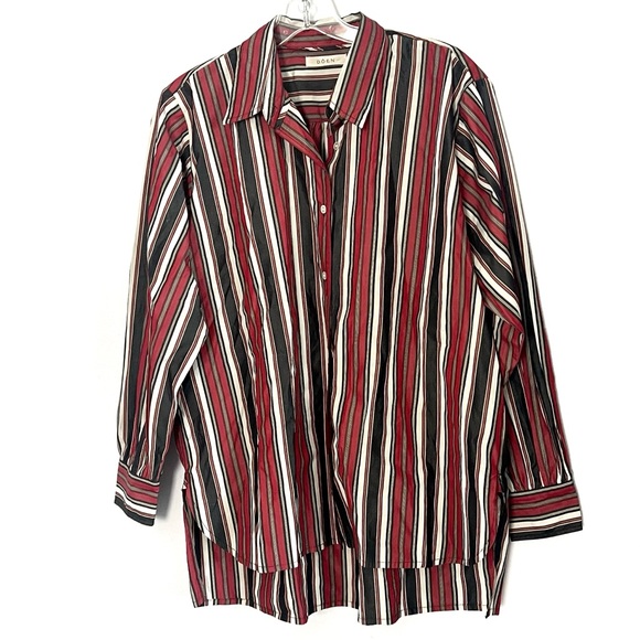 Doen | Tops | Doen Montecito Stripe Hava Oversized Button Down Top ...